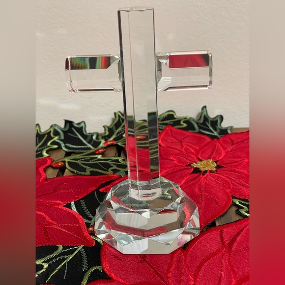 Accents | Beveled Crystal Standing Cross | Poshmark